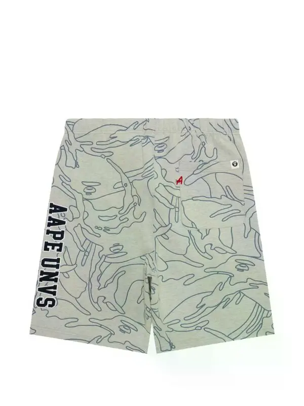 AAPE BY *A BATHING APE Outline-print Shorts