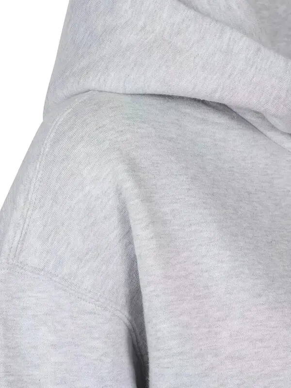 JIL SANDER Hooded Cotton Sweatshirt - Grey