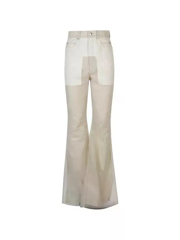 Rick Owens Panelled Flared Trousers