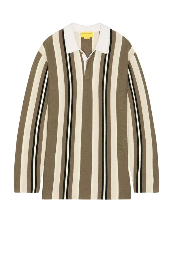 Guest In Residence Striped Rugby - Cypress Combo