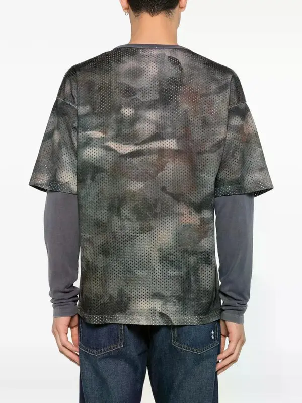 DIESEL® Perforated Long-sleeve T-shirt