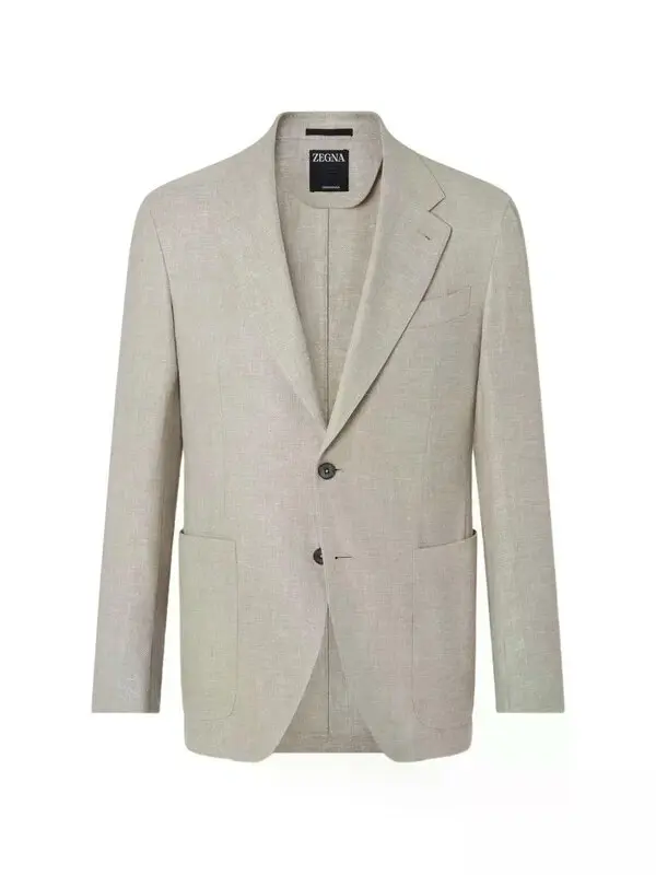 Zegna Crossover Wool Jacket - Neutrals