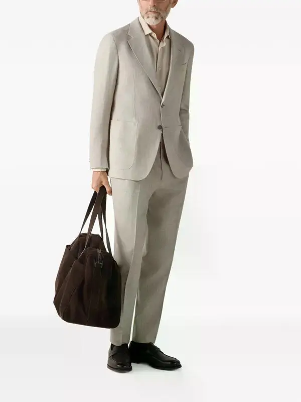 Zegna Crossover Wool Jacket - Neutrals