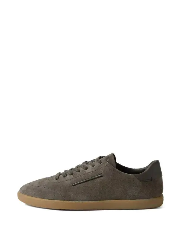 Zegna Suede Lace-up Sneakers - Grey