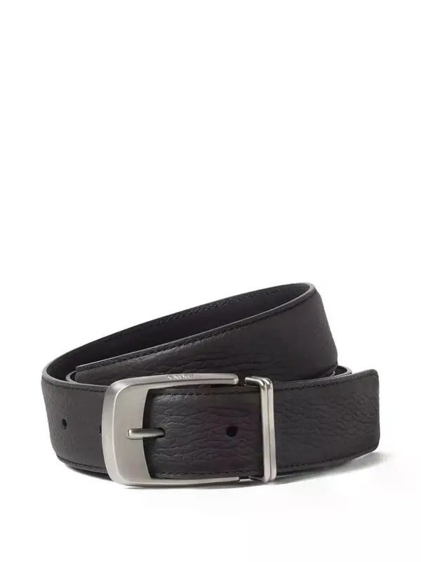 Zegna Leather Belt - Brown
