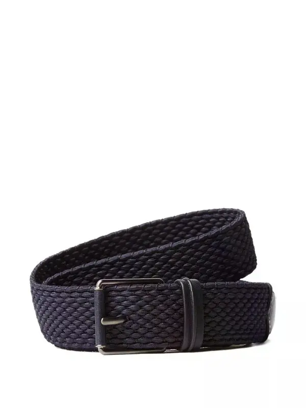 Zegna Woven Belt - Blue