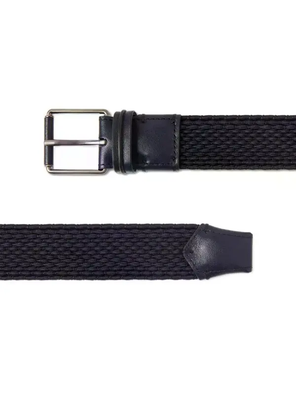 Zegna Woven Belt - Blue