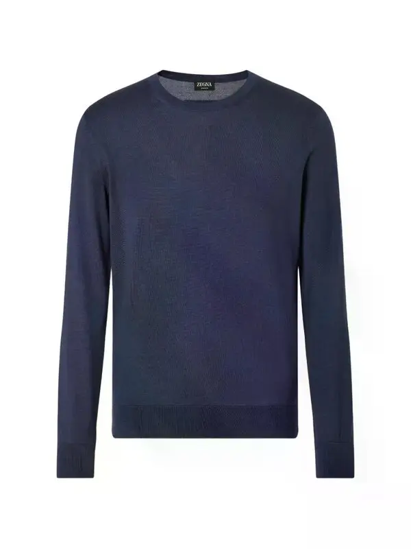 Zegna Crewneck Sweater - Blue