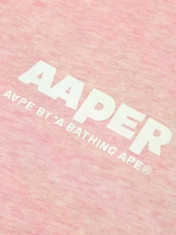 AAPE BY *A BATHING APE Graphic-print T-shirt - Pink