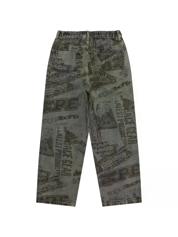 AAPE BY *A BATHING APE Logo-patch Trousers