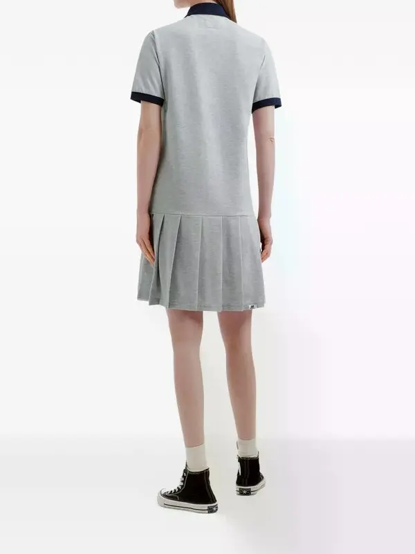 CHOCOOLATE Pleated Polo Dress