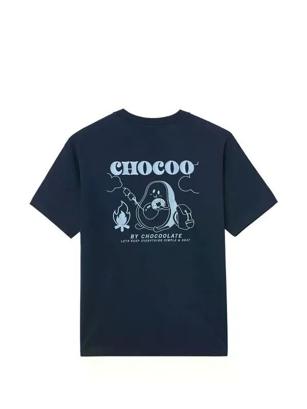 CHOCOOLATE Embroidered T-shirt - Blue