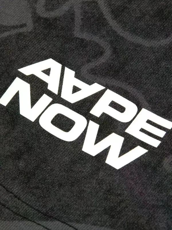 AAPE BY *A BATHING APE Camouflage-print T-shirt - Black