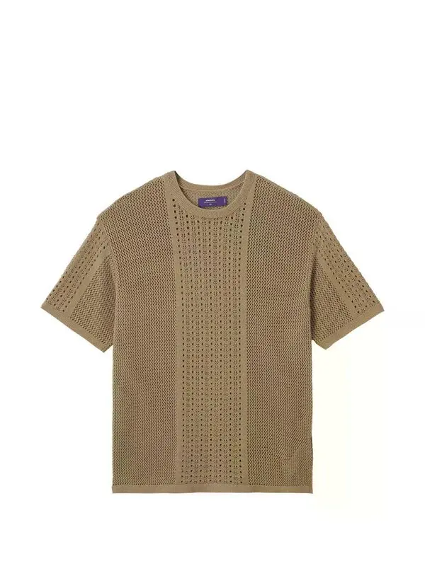 AFTERMATHS Short-sleeve Crew Neck T-shirt - Neutrals