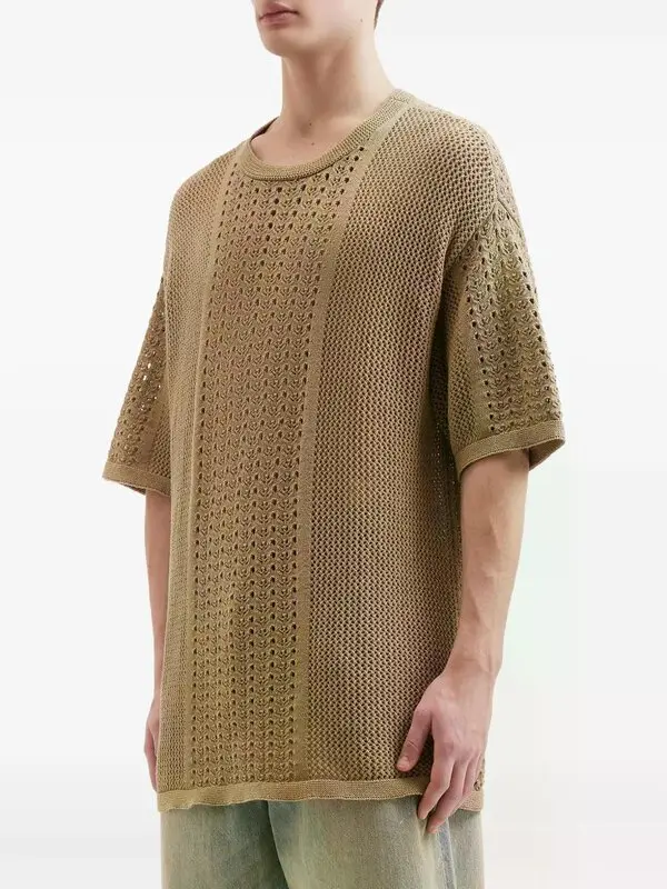 AFTERMATHS Short-sleeve Crew Neck T-shirt - Neutrals