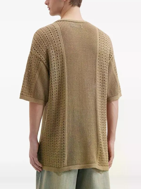 AFTERMATHS Short-sleeve Crew Neck T-shirt - Neutrals
