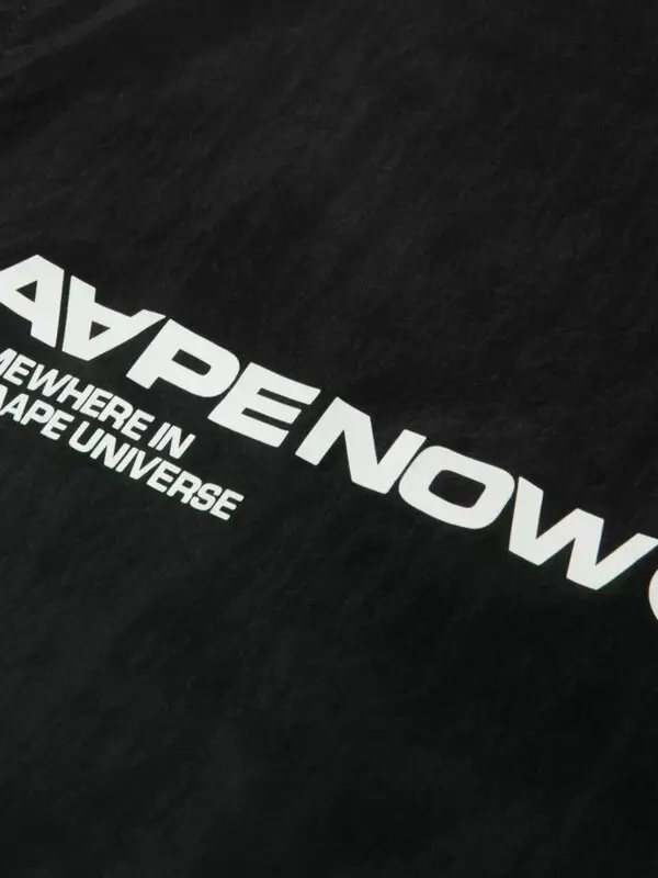 AAPE BY *A BATHING APE Logo-print Hooded Jacket