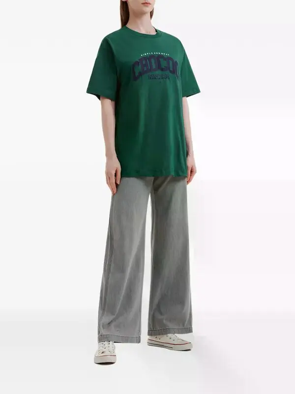 CHOCOOLATE Embroidered T-shirt - Green