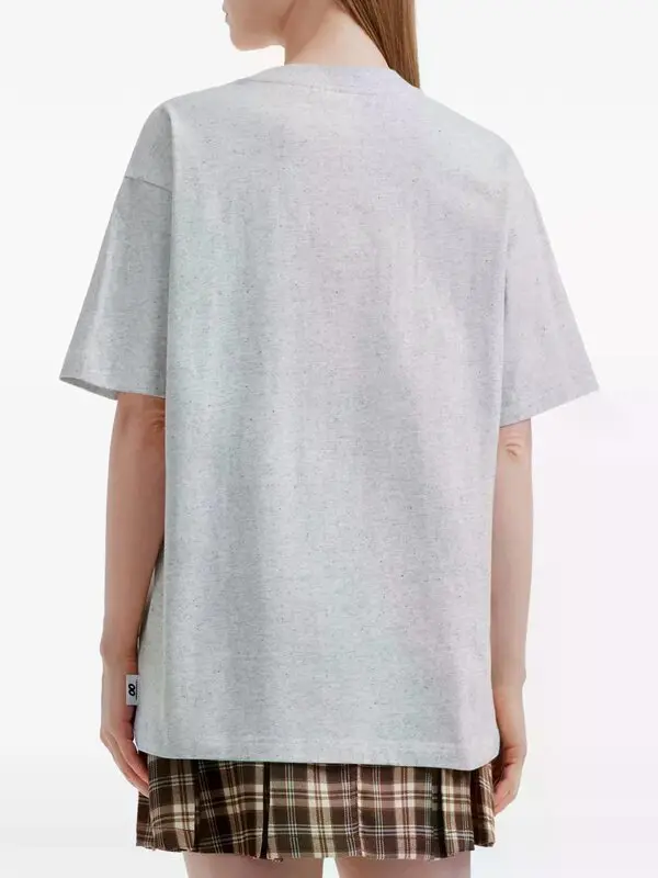 CHOCOOLATE Appliqué T-shirt - Grey