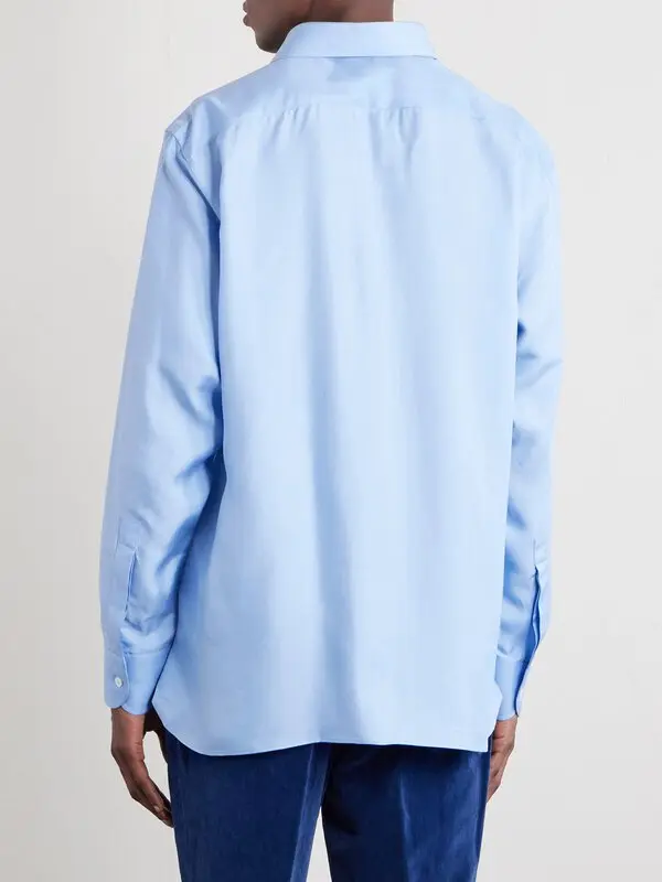 TOM FORD Twill Shirt - Blue