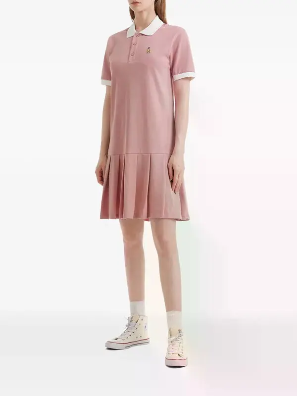 CHOCOOLATE Pleated Detail Dress - Pink