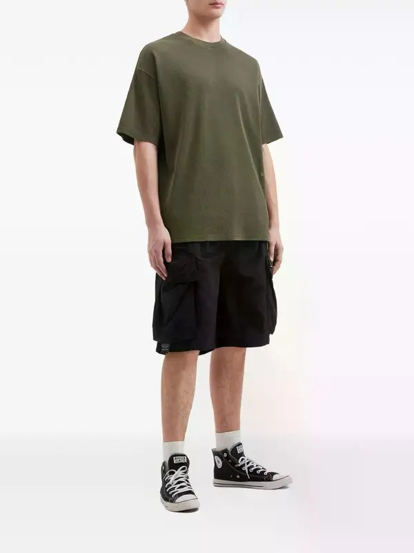AFTERMATHS Waffle-texture T-shirt - Green