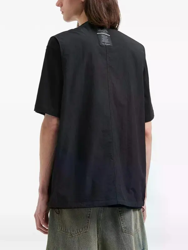 AFTERMATHS Zip-pocket Sleeveless Vest