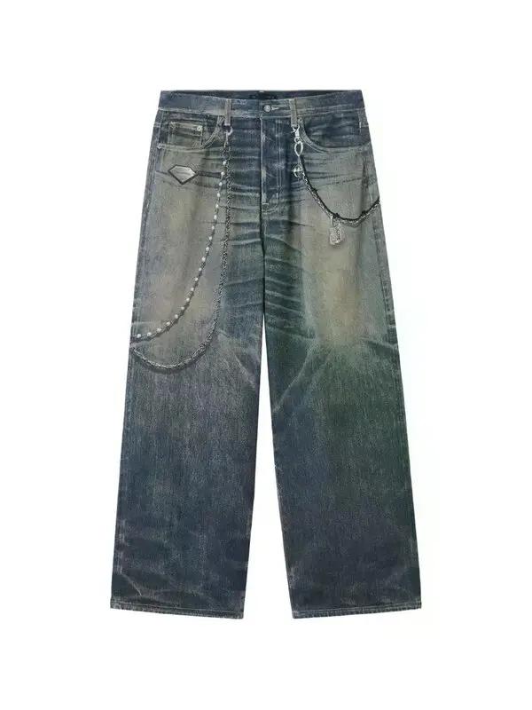 FIVE CM Chained Denim Jeans