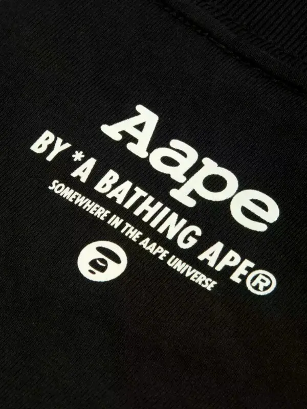 AAPE BY *A BATHING APE Graphic-print T-shirt - Black