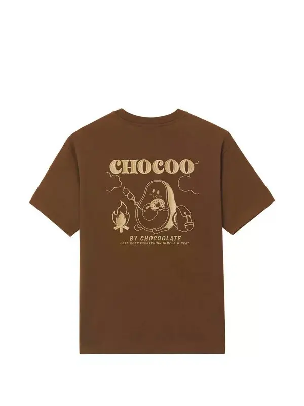 CHOCOOLATE Printed T-shirt - Brown