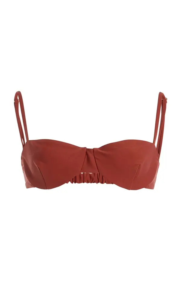 JUILLET Ingrid Balconette Bikini Top - Orange