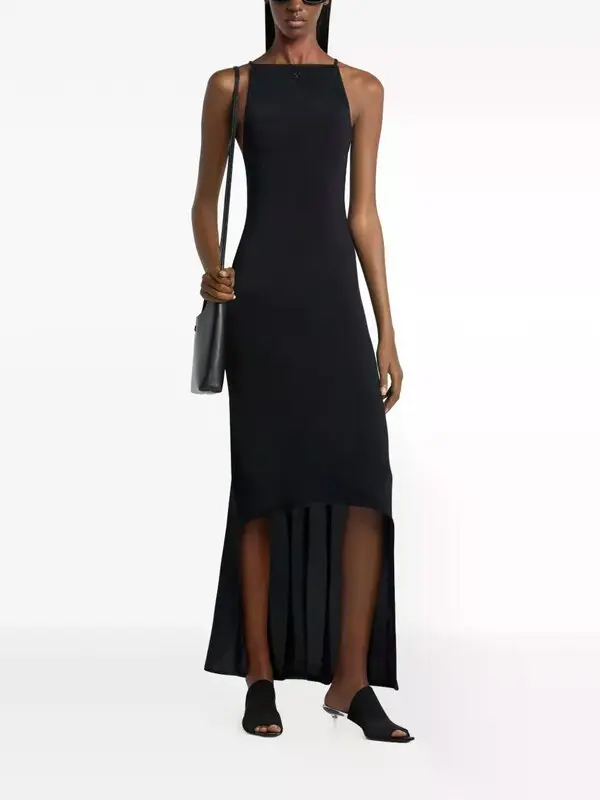 COURREGES Halterneck High-low Dress