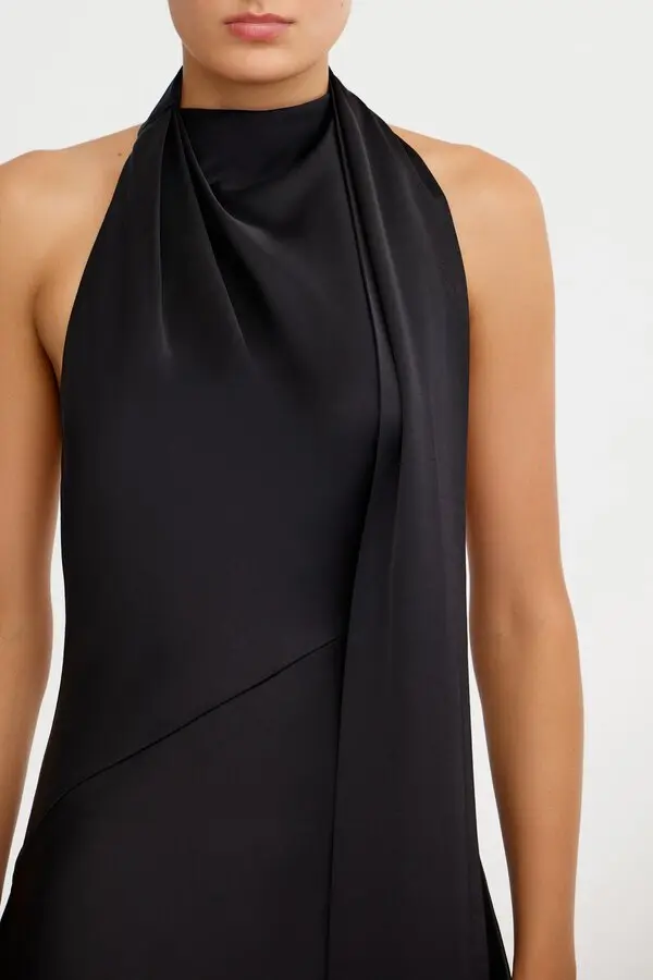 Significant Other Adriana Halter Gown - Black