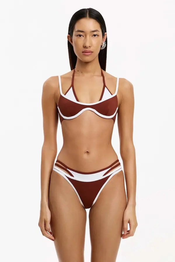 Significant Other Clemence Bikini Bottom - Carob