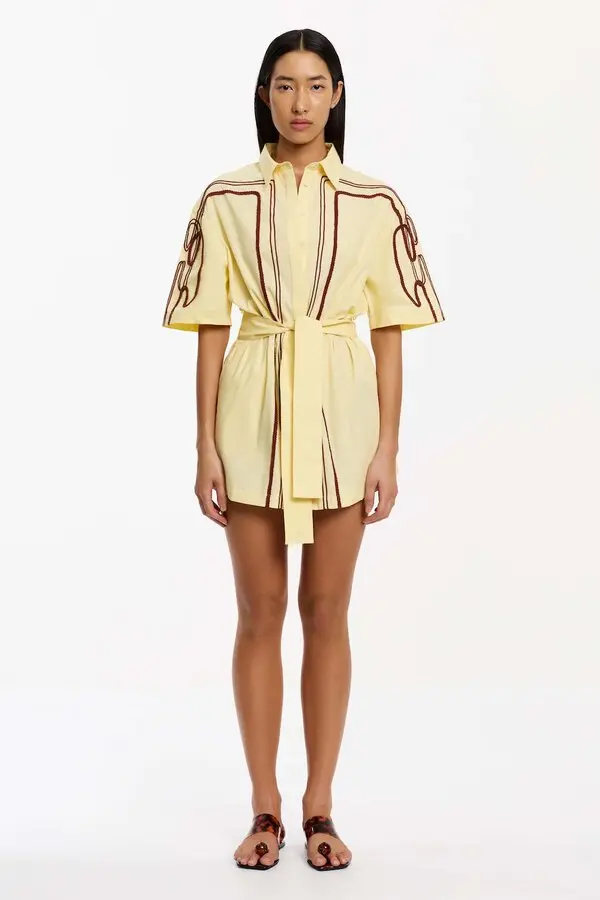 Significant Other Morrigan Mini Dress - Lemonade