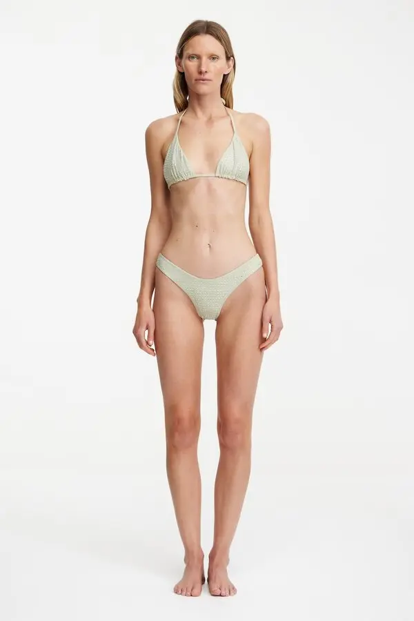 Significant Other Zoya Triangle Bikini Top - Moss