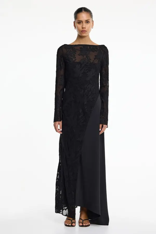 Significant Other Pola Long Sleeve Maxi Dress - Black