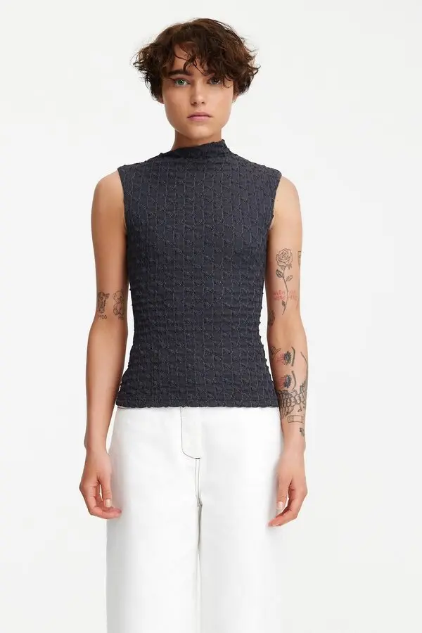Significant Other Alex Top - Charcoal