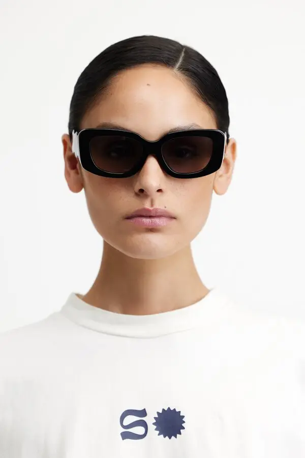 Significant Other Amplitude Square Frame Sunglasses - Black