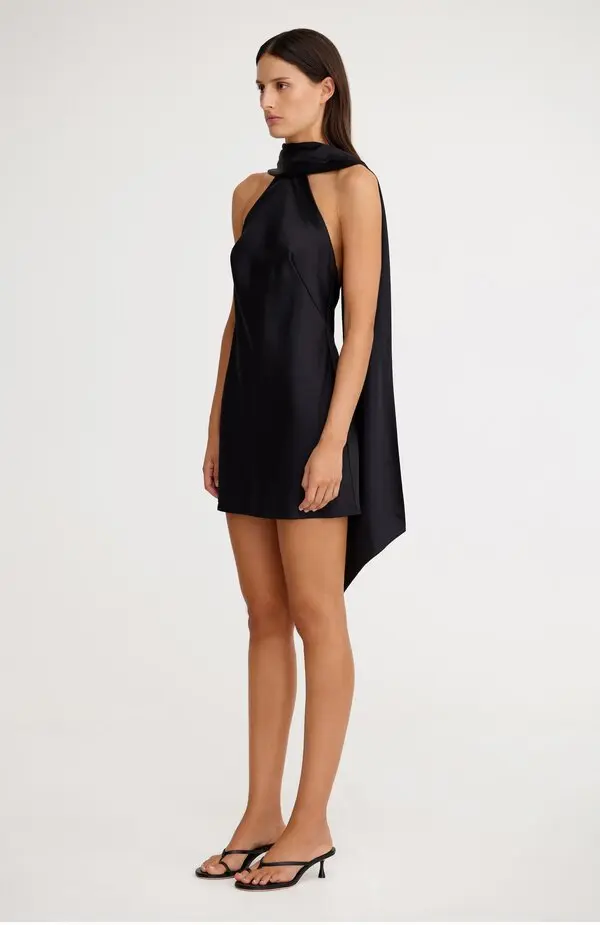 Significant Other Lucile Halter Mini Dress - Black