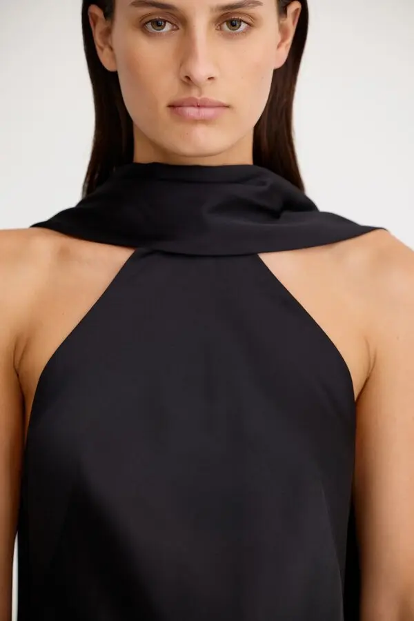 Significant Other Lucile Halter Mini Dress - Black