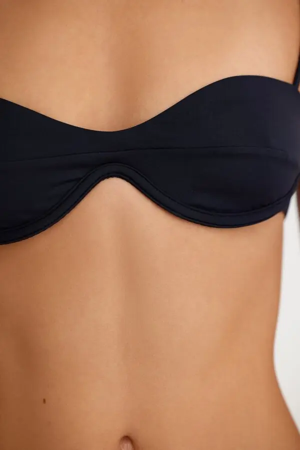 Significant Other Bralette Top With Underwire - Black