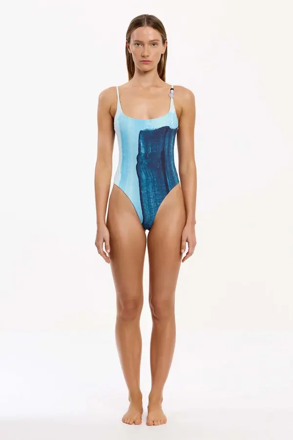 Significant Other Enid Printed One-piece Swimsuit - Canvas Print