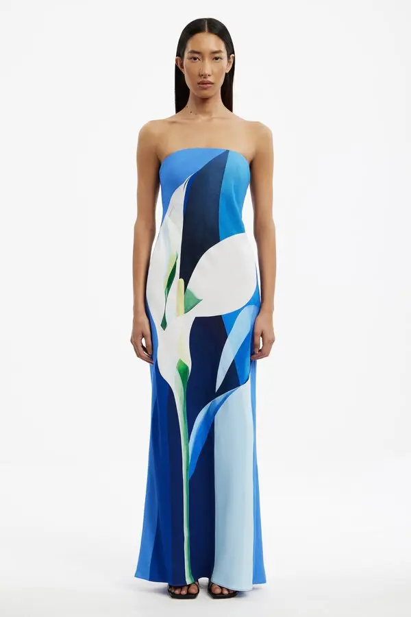 Significant Other Mora Strapless Maxi Dress - Calla Lily