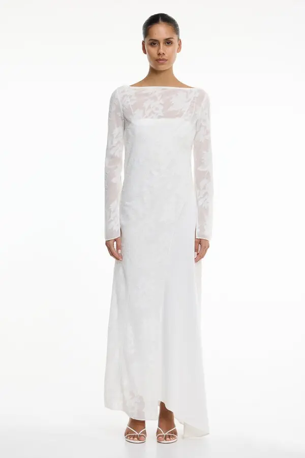 Significant Other Pola Long Sleeve Maxi Dress - Ivory