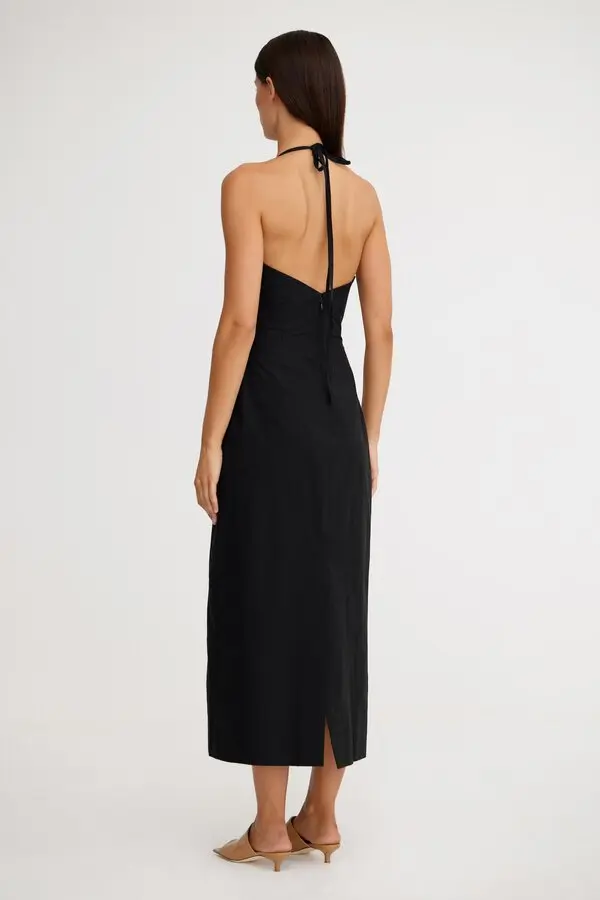Significant Other Halter Neck Midi Dress