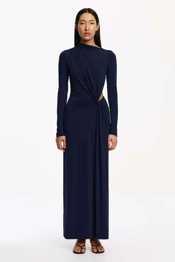 Significant Other Long Sleeve Maxi Dress - Midnight
