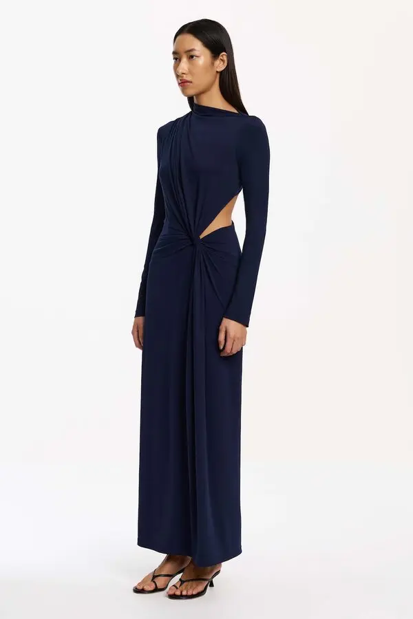 Significant Other Long Sleeve Maxi Dress - Midnight