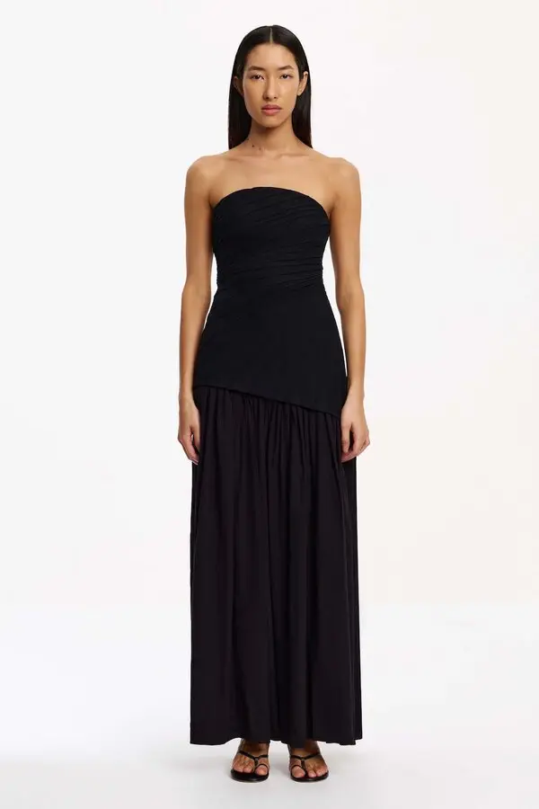 Significant Other Blyth Strapless Maxi Dress - Black