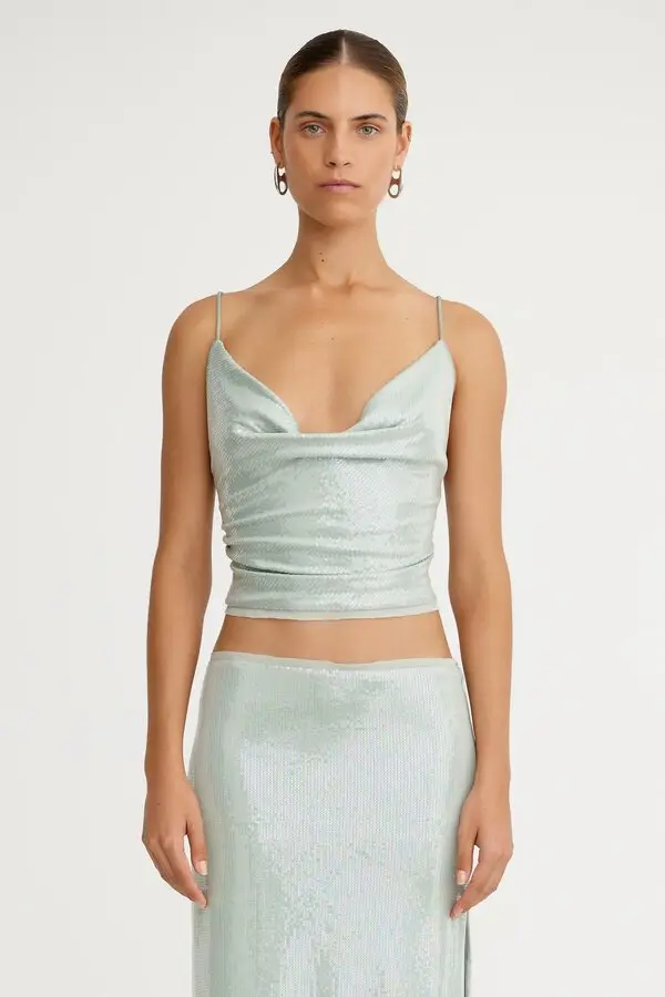 Significant Other Sequin Knit Top